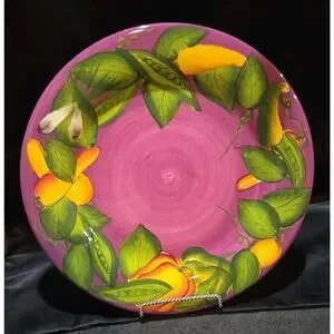 Gates Ware | Accents | Peas In A Pod Pattern Laurie Gates Purple 1 78 ...